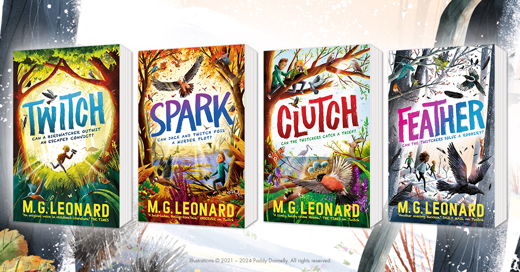 The Twitchers Books by M. G. Leonard | Twitch | Spark | Clutch